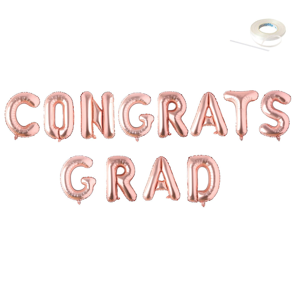 FELICITACIONES GRAD- Globos DIY con letras gigantes de 40" Decoracione